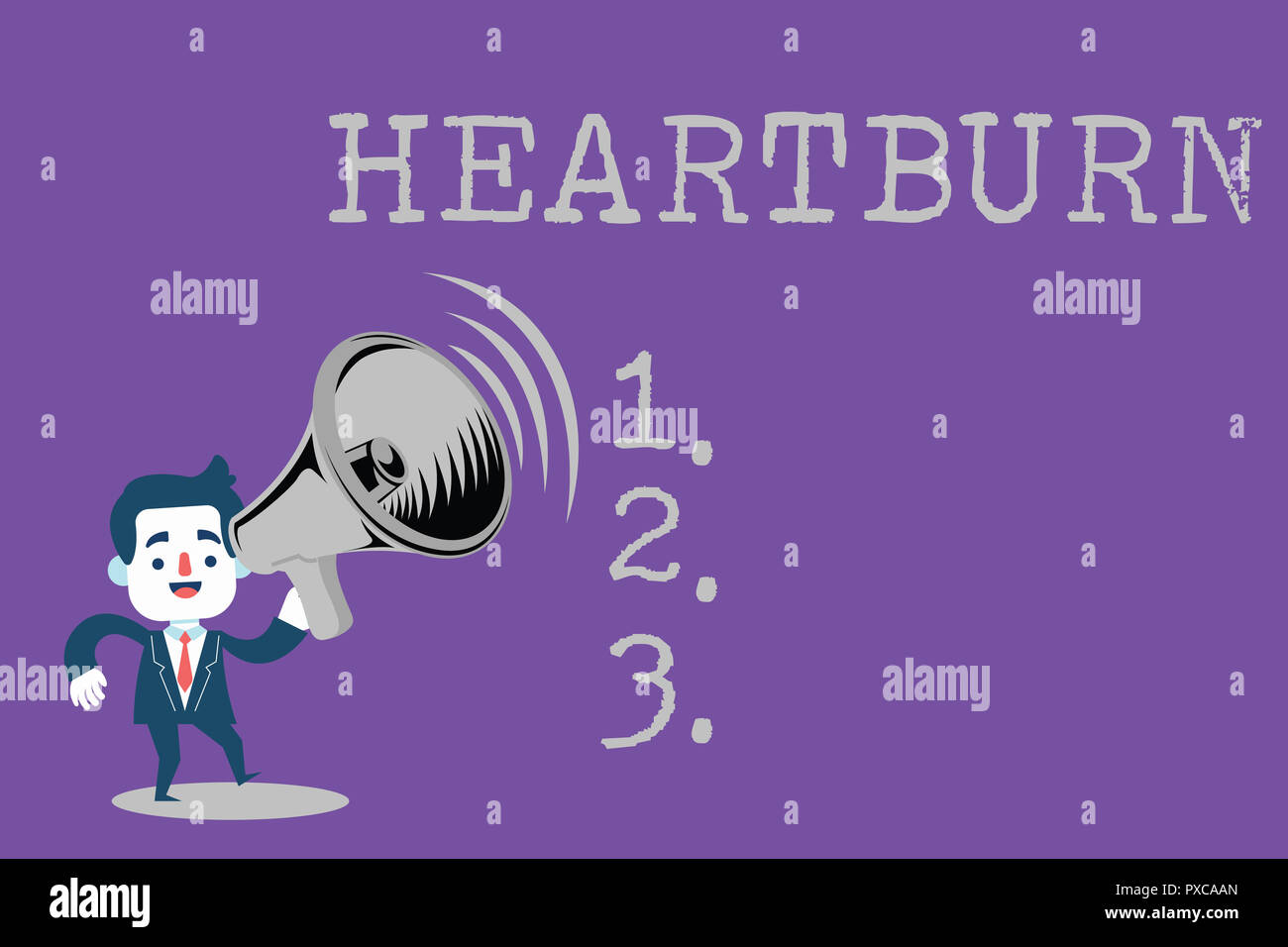 Text sign showing Heartburn. Conceptual photo Irritation of the ...