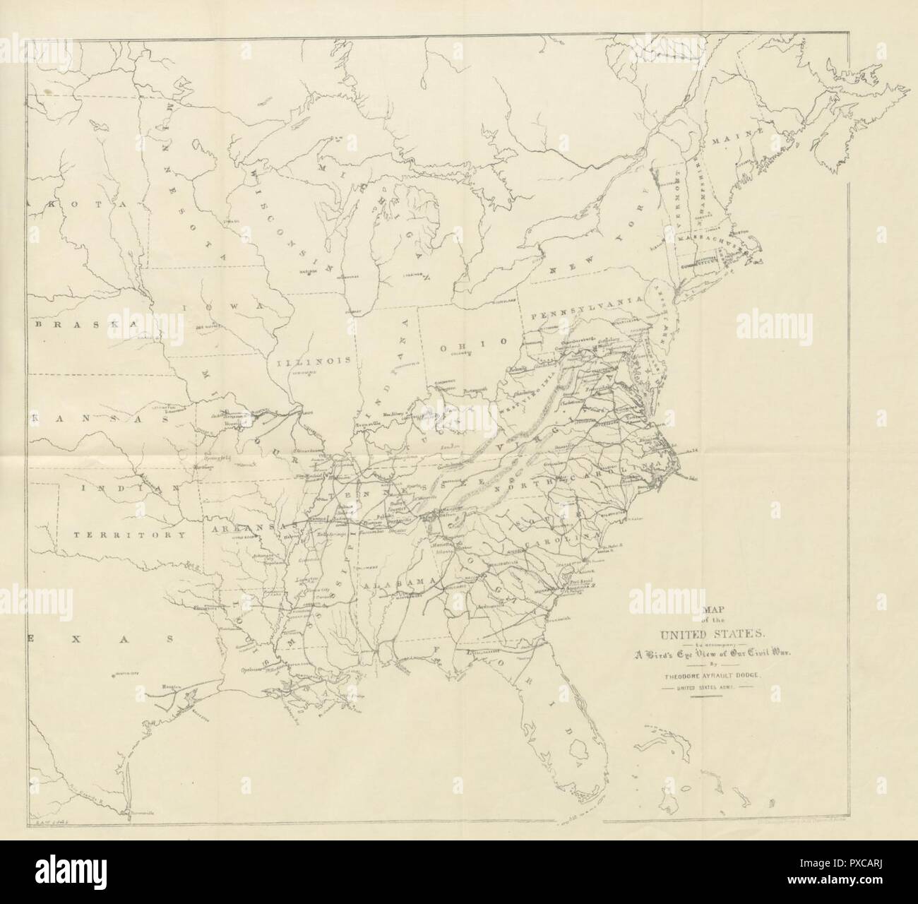 page 343 of 'A Bird's-Eye View of our Civil War' Stock Photo - Alamy