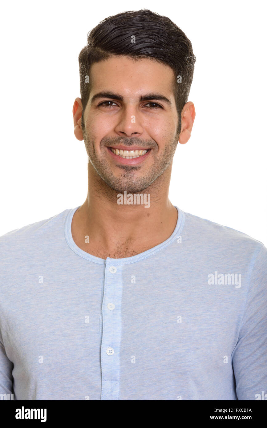 Man face adult smile hi-res stock photography and images - Alamy