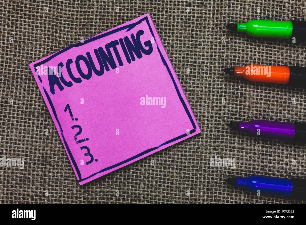 Conceptual hand writing showing Accounting. Business photo showcasing ...