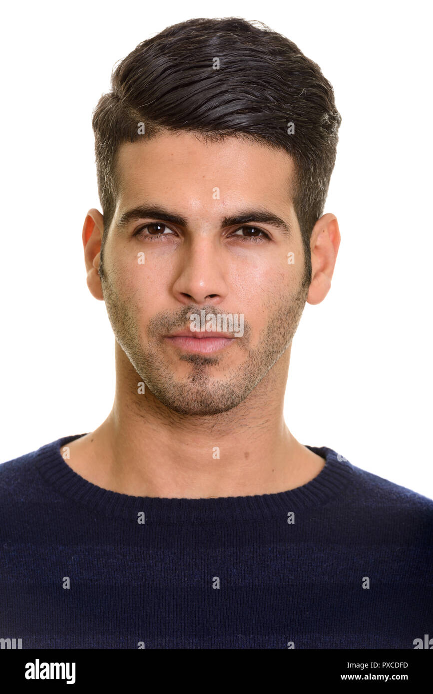 Handsome face of model hi-res stock photography and images - Alamy