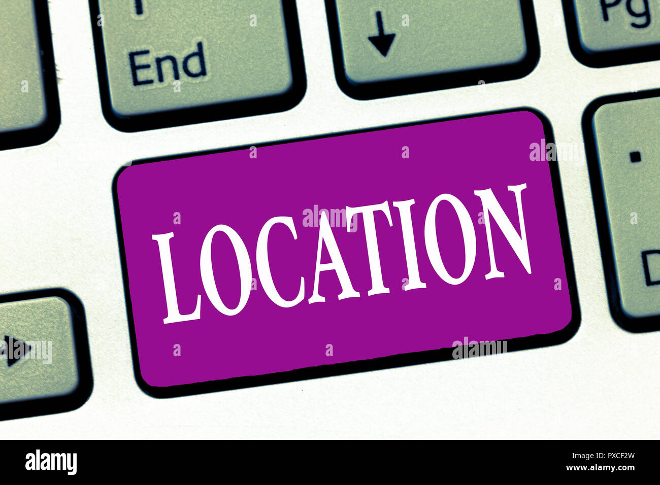 Handwriting text writing Location. Concept meaning particular place or ...