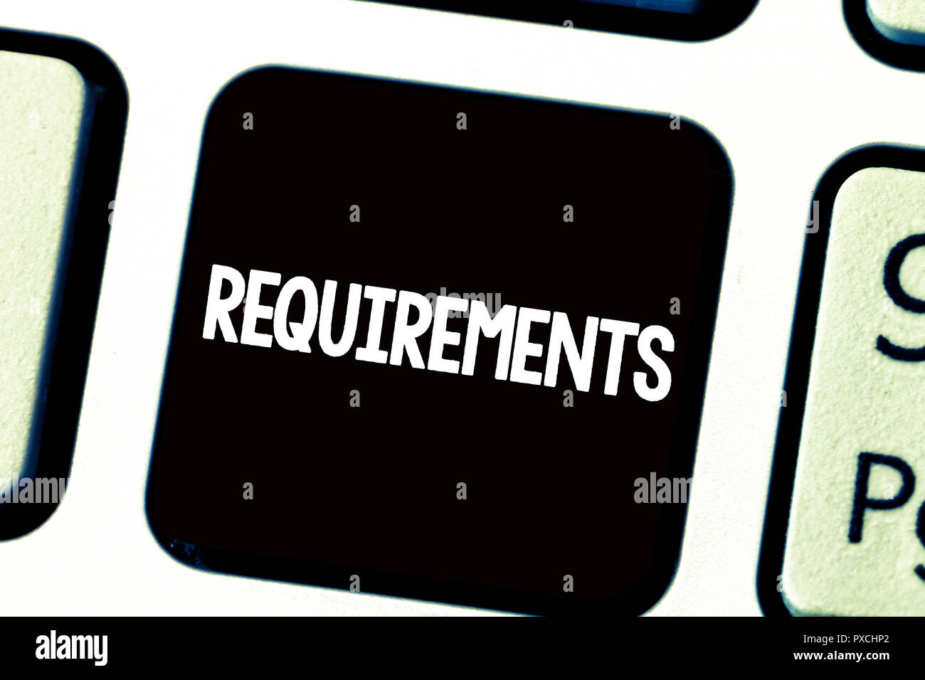 Text sign showing Requirements. Conceptual photo Things that are needed ...