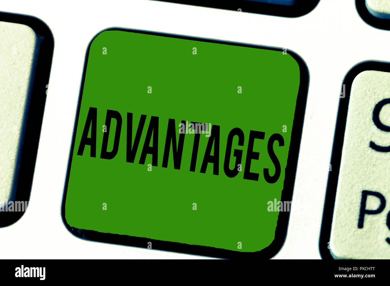 Advantage disadvantage comparison solution concept hi-res stock ...