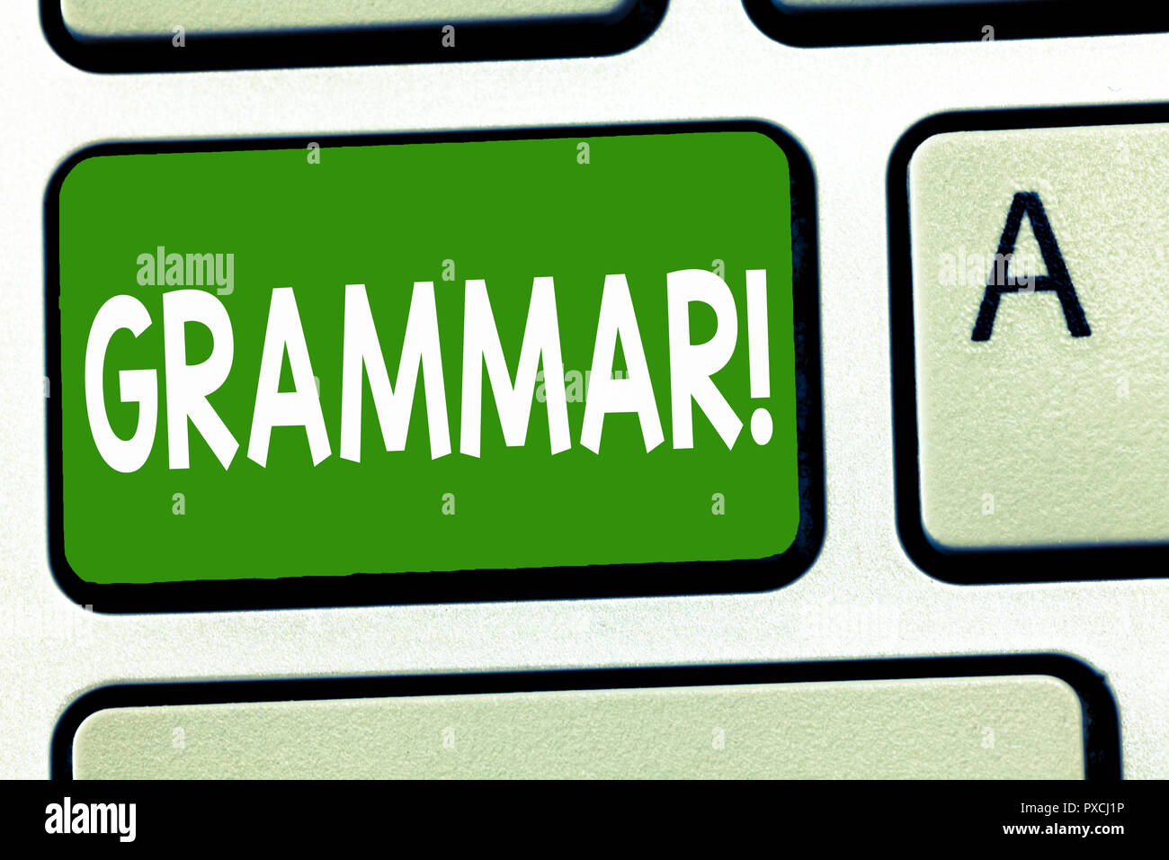 Conceptual hand writing showing Grammar. Business photo showcasing ...
