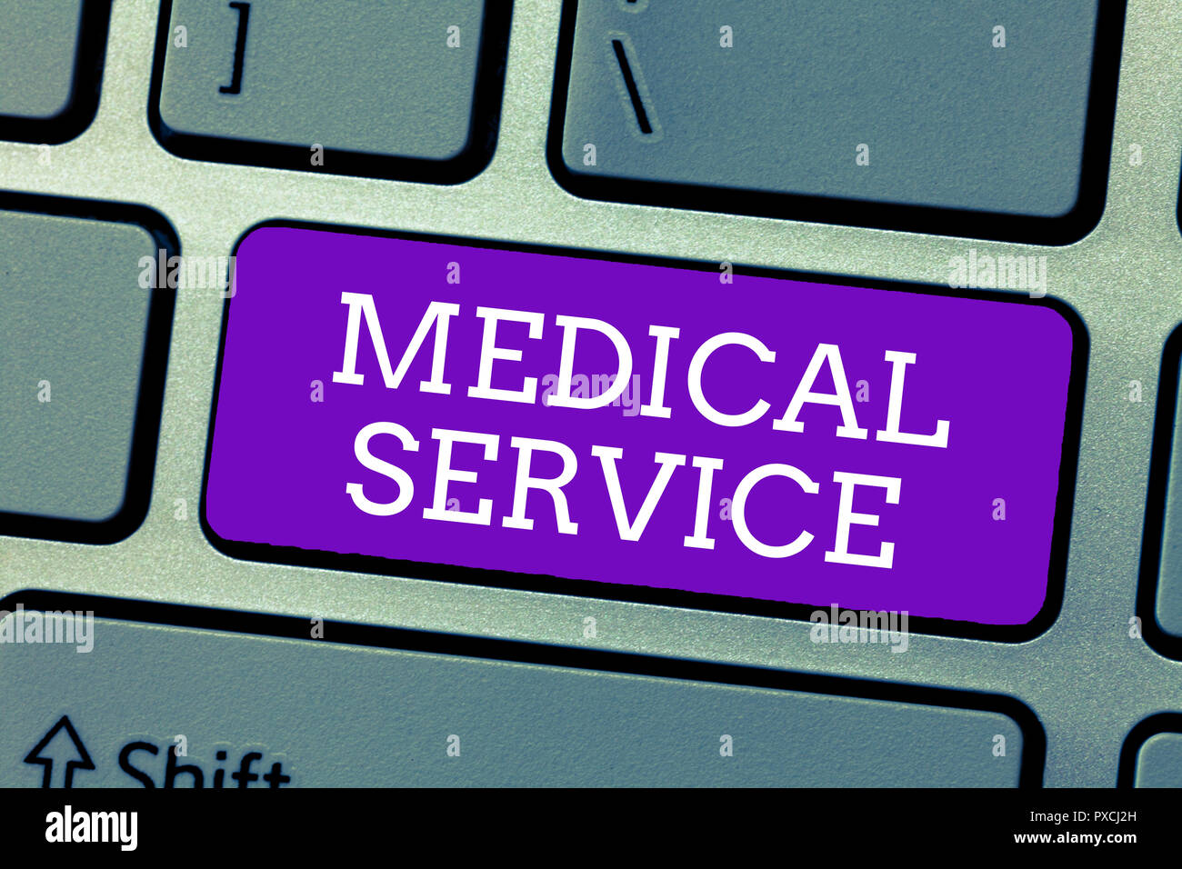 Word writing text Medical Service. Business concept for Doing medical ...