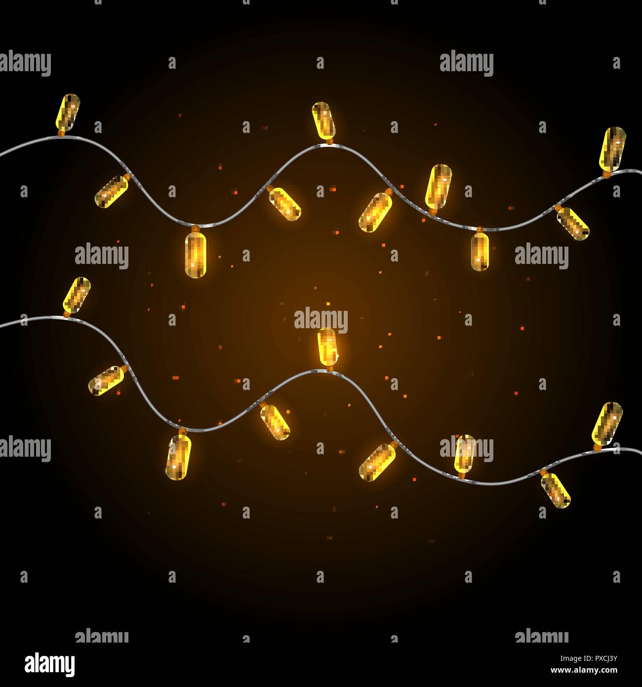 Luminous led lamp on Stock Vector Images - Alamy