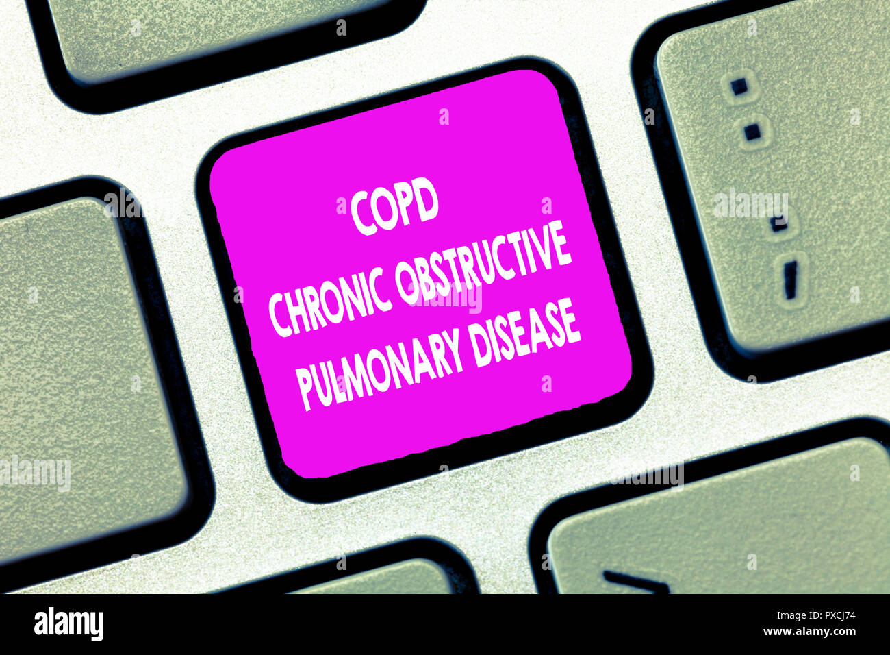 Text sign showing Copd Chronic Obstructive Pulmonary Disease ...