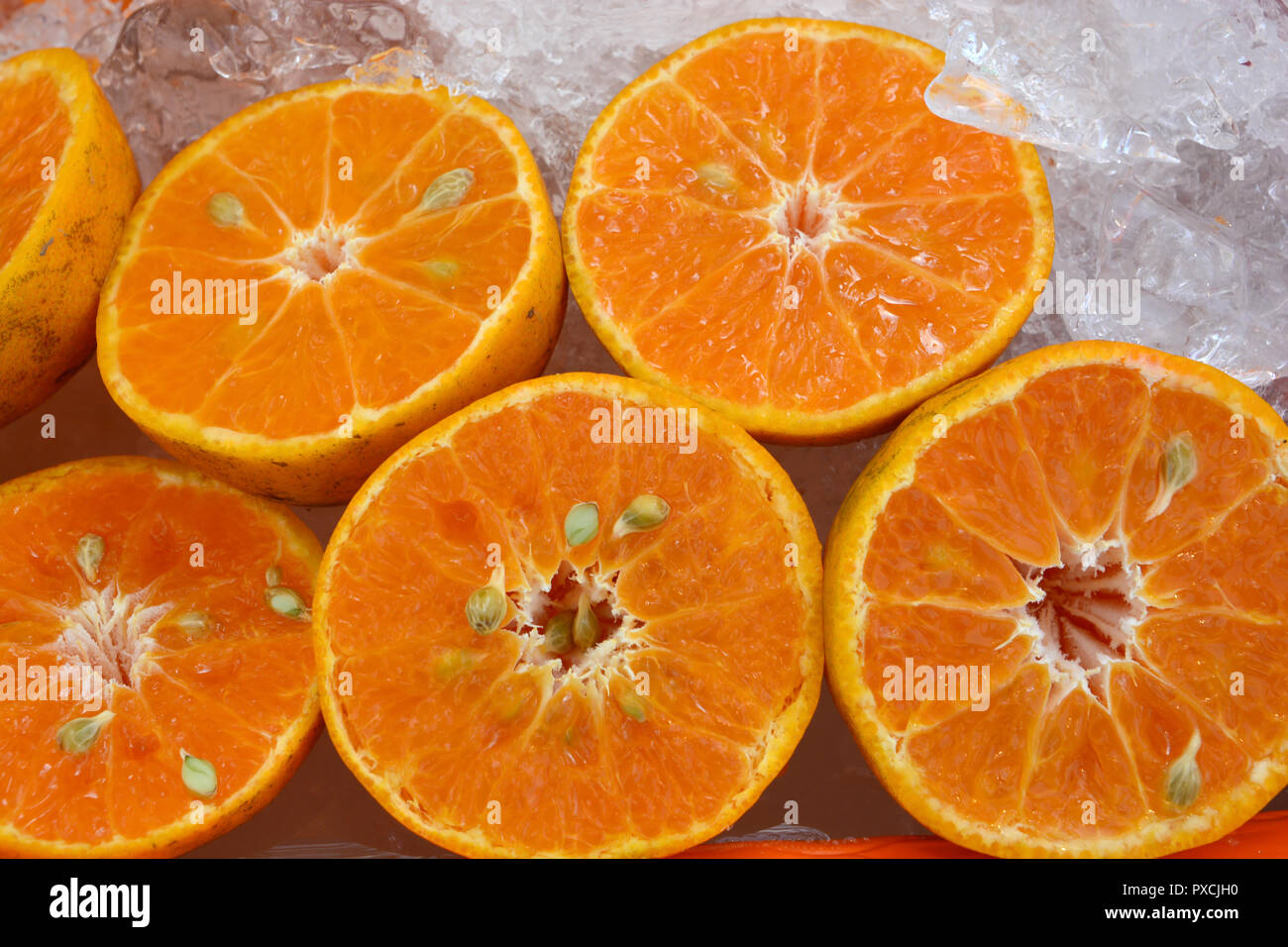 Healthy food, background. Orange Stock Photo - Alamy