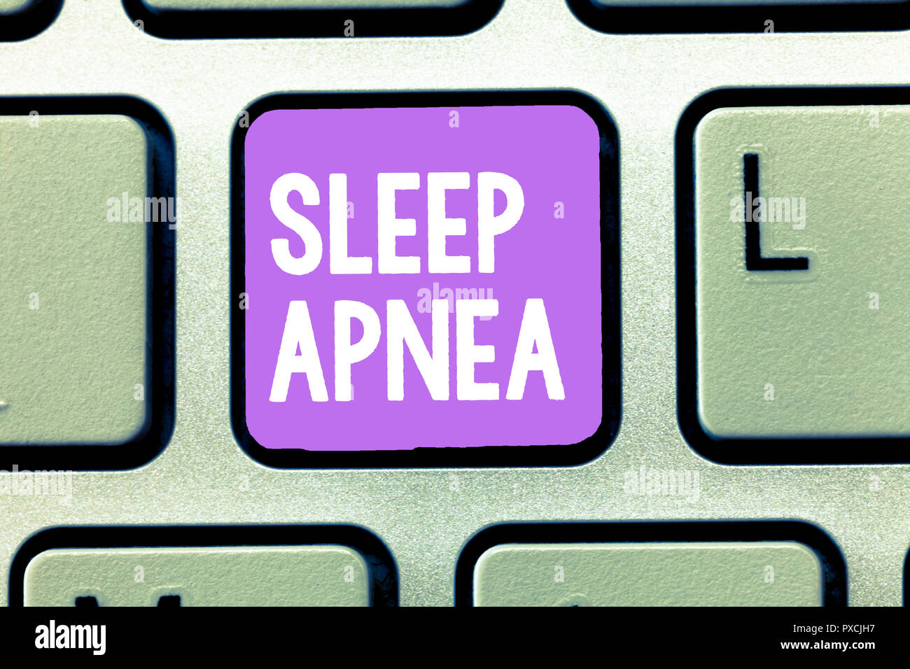 Word writing text Sleep Apnea. Business concept for The temporary ...
