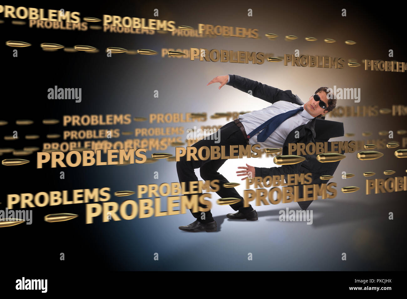 Business problem and challenge concept with businessman Stock Photo - Alamy