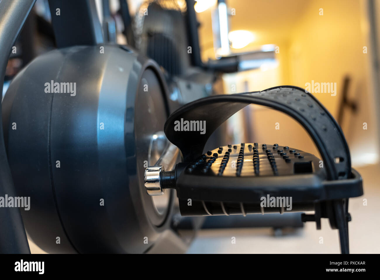 Stationary exercise at home for healthy lifestyle Stock Photo - Alamy