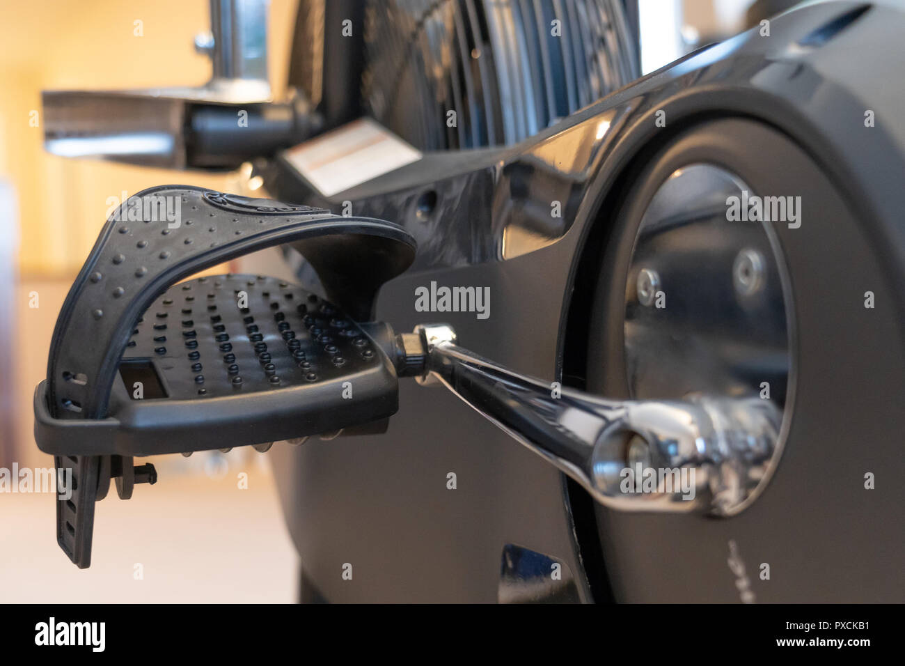Stationary exercise at home for healthy lifestyle Stock Photo - Alamy
