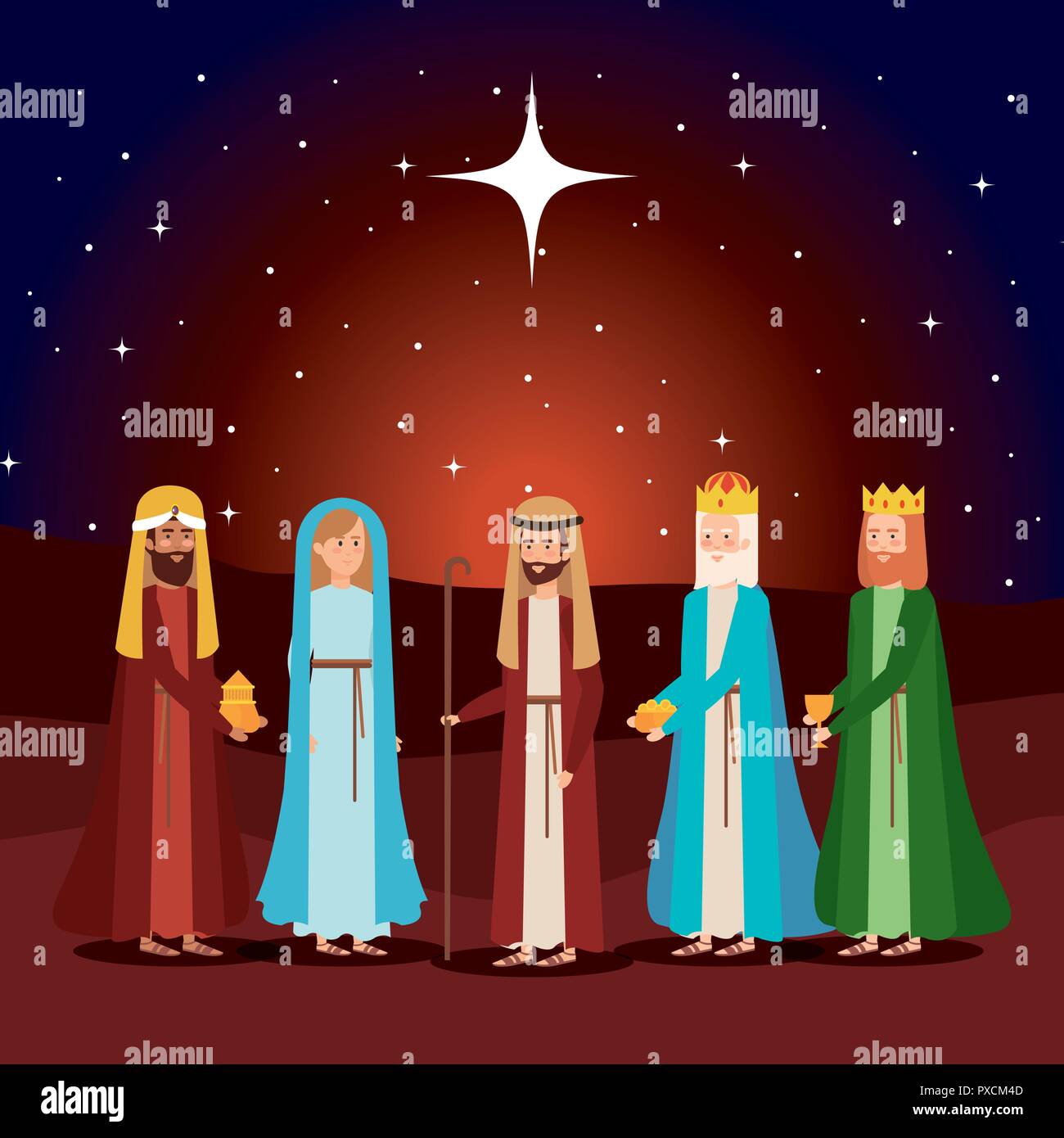 Joseph And Mary Manger Stock Photos & Joseph And Mary Manger Stock ...