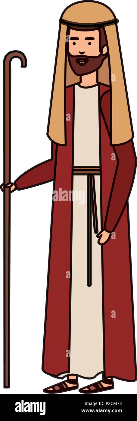 saint joseph christmas character Stock Vector Image & Art - Alamy