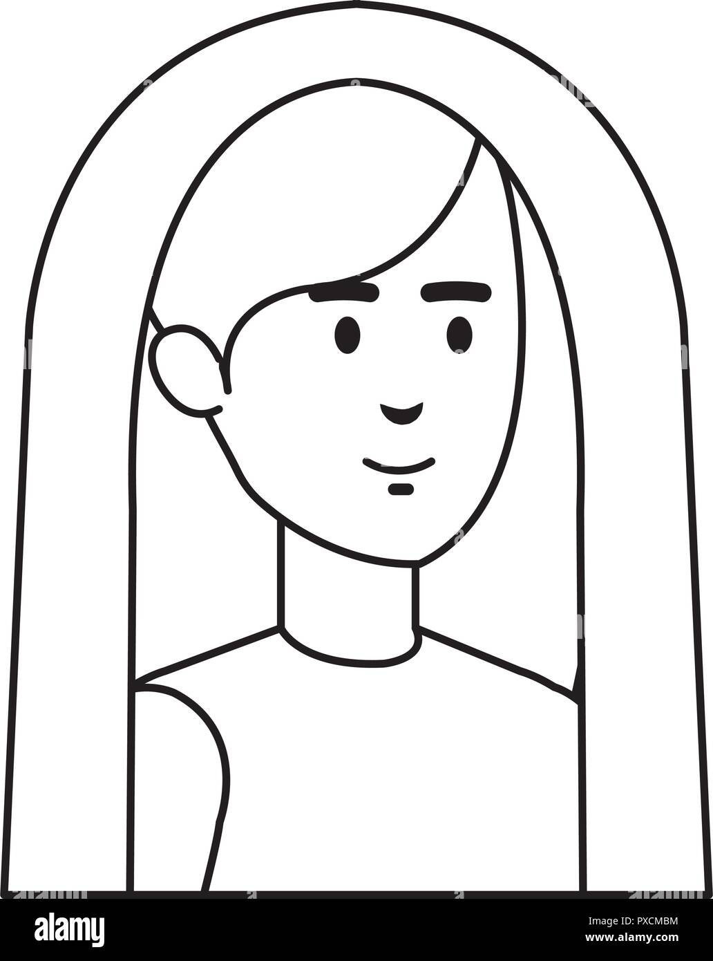 cute mary virgin character Stock Vector Image & Art - Alamy