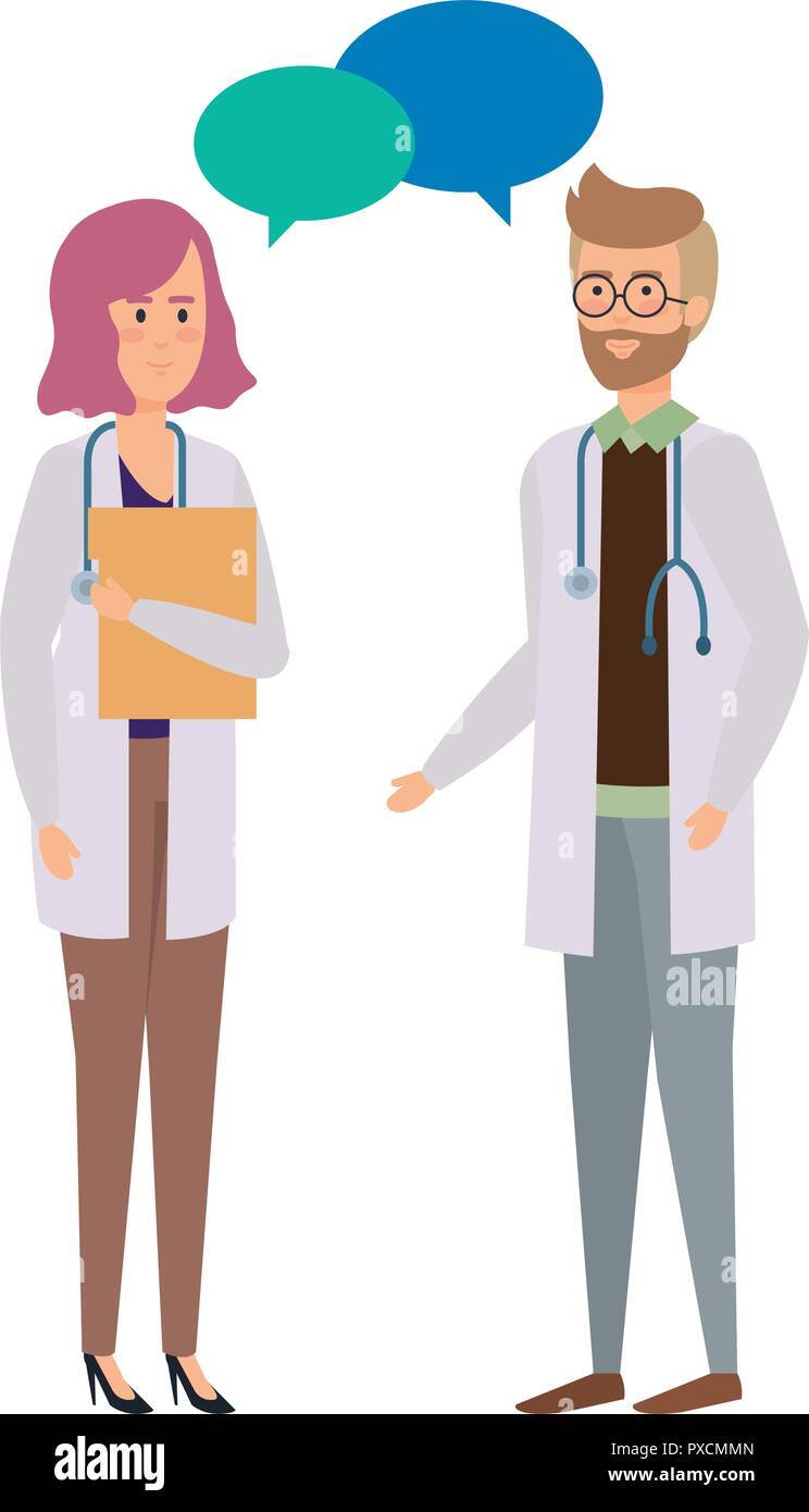 Doctor characters doctors talking hi-res stock photography and images ...