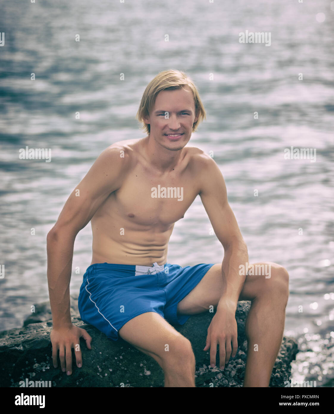 Professional swimmer light hi-res stock photography and images - Alamy