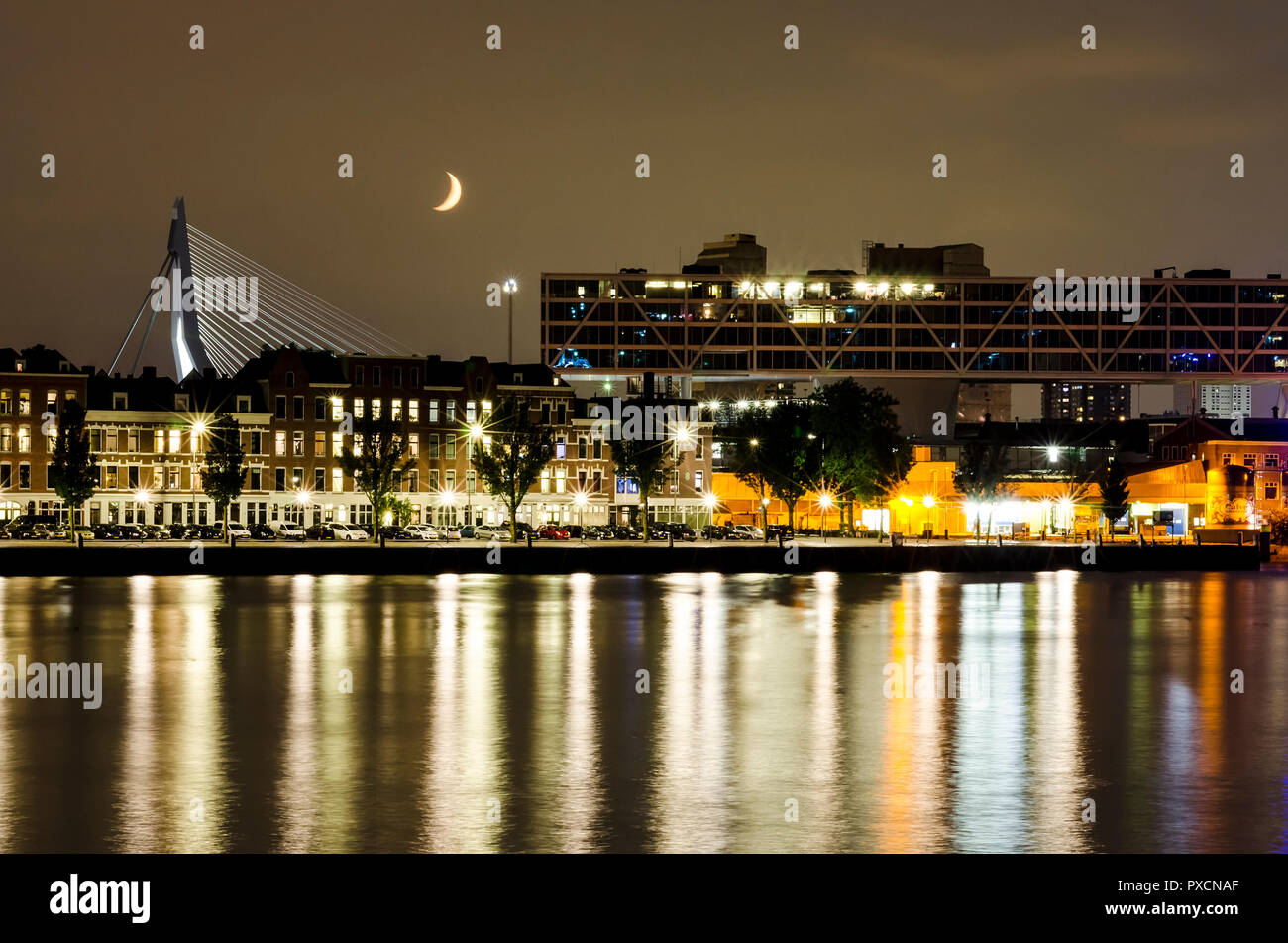 Crescent moon bridge hi-res stock photography and images - Alamy