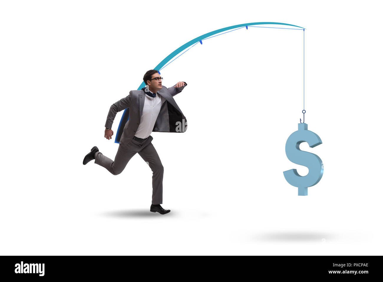 Chasing money cash Cut Out Stock Images & Pictures - Alamy