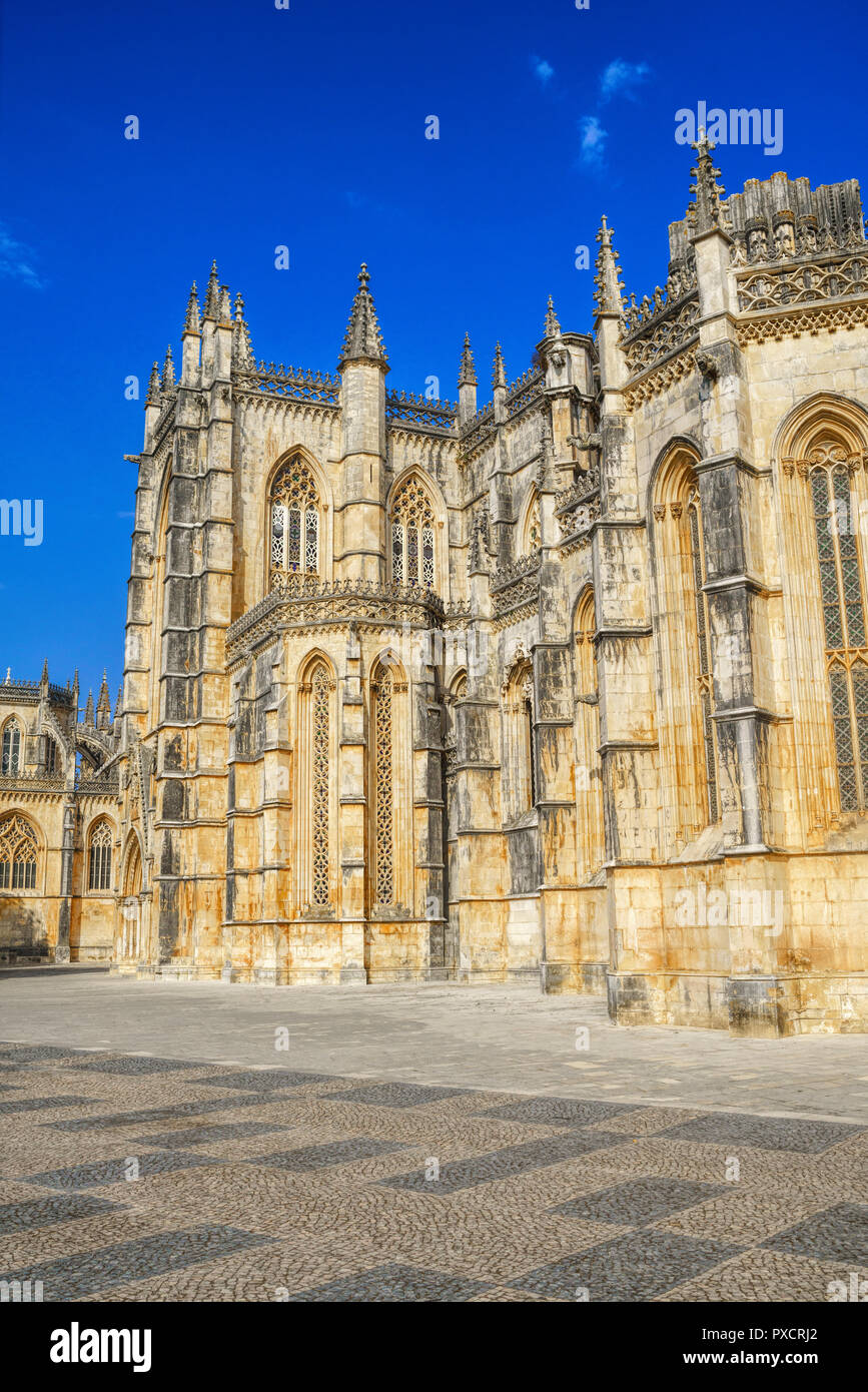 The Monastery of Batalha (Monastery of Saint Mary of the Victory) is ...