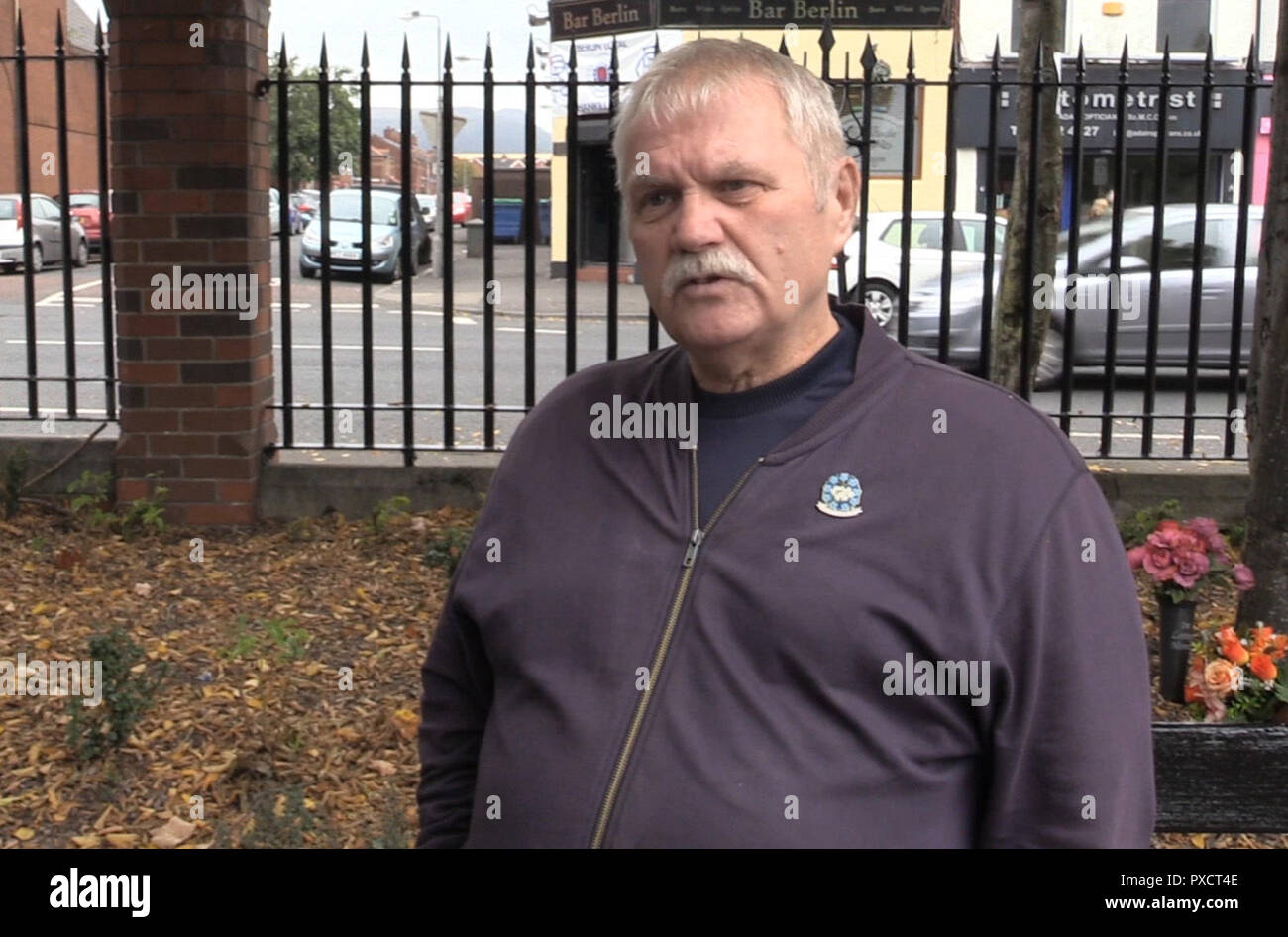 Charlie Butler, whose niece Evelyn Baird was among nine innocent people ...