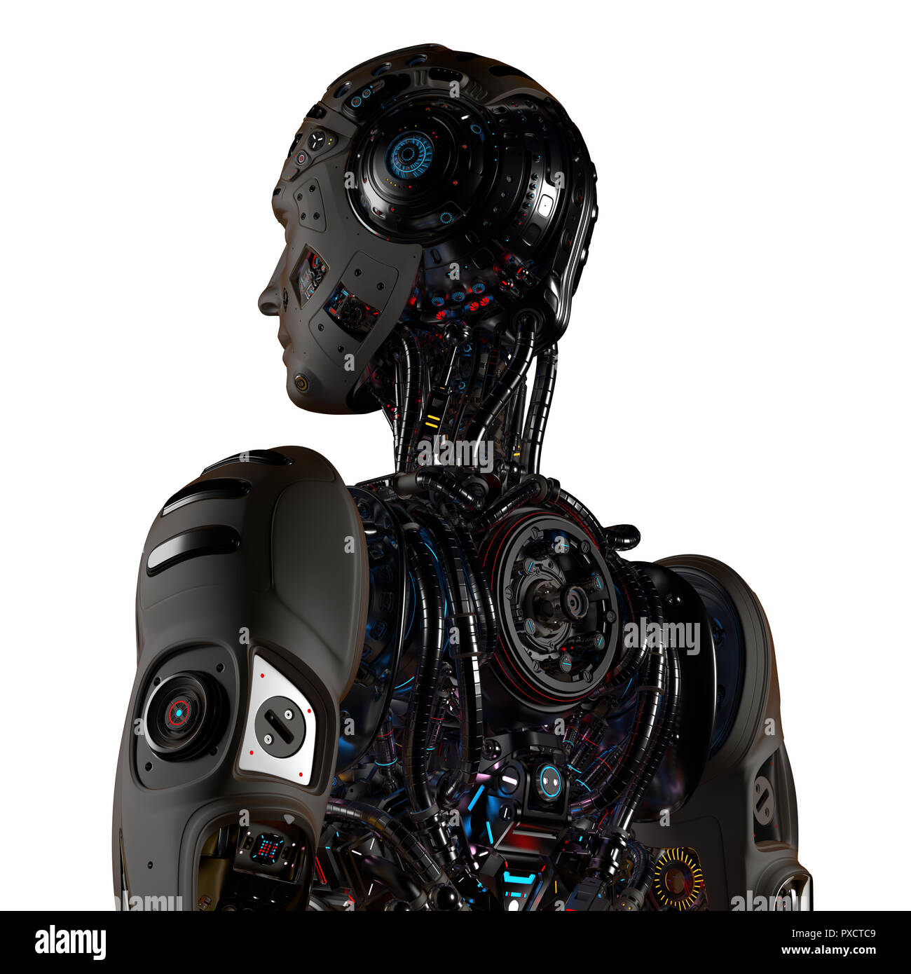 Future soldier fiction android robot hi-res stock photography and ...