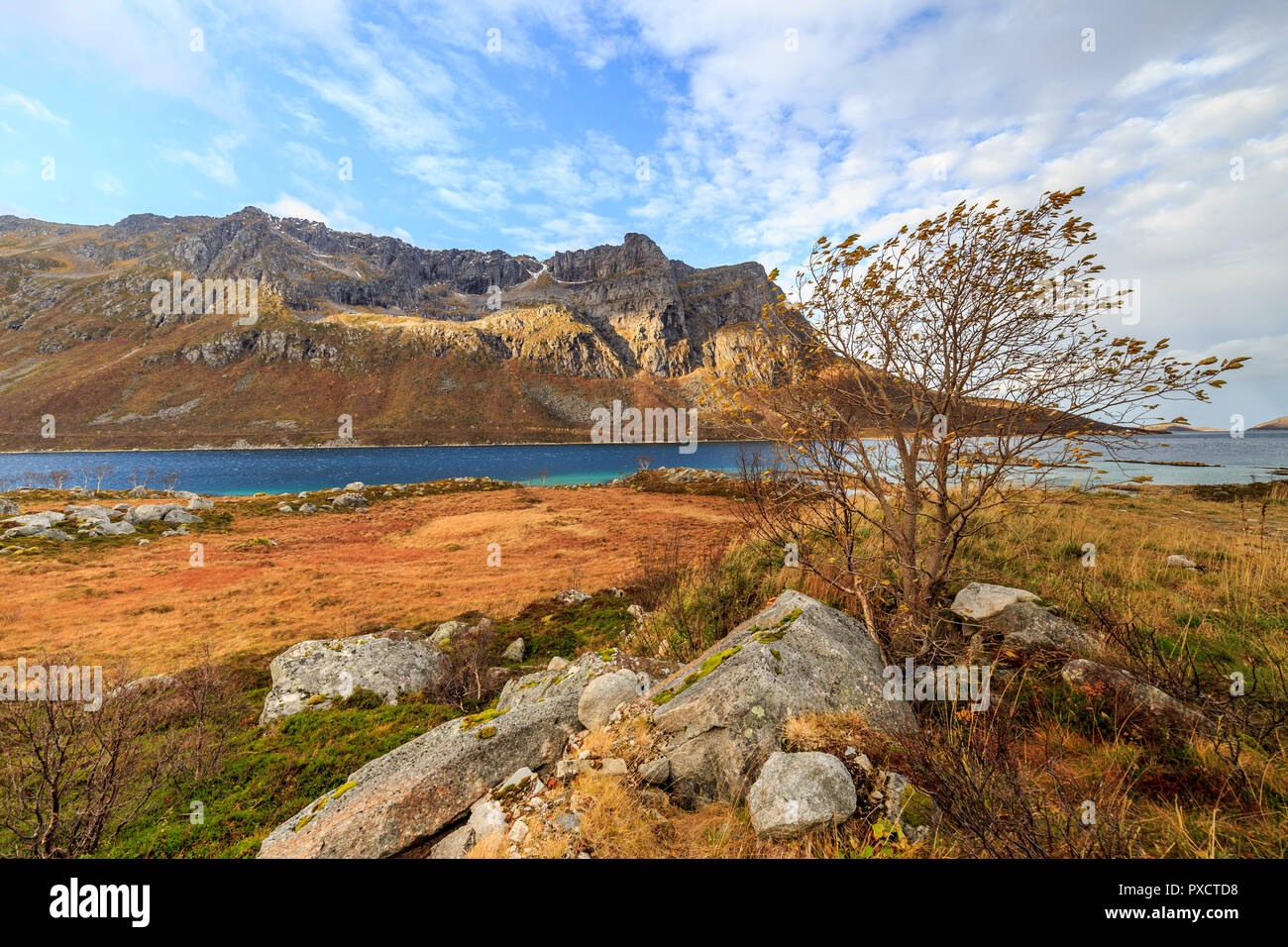 Grotfjord coastal village troms norway hi-res stock photography and ...