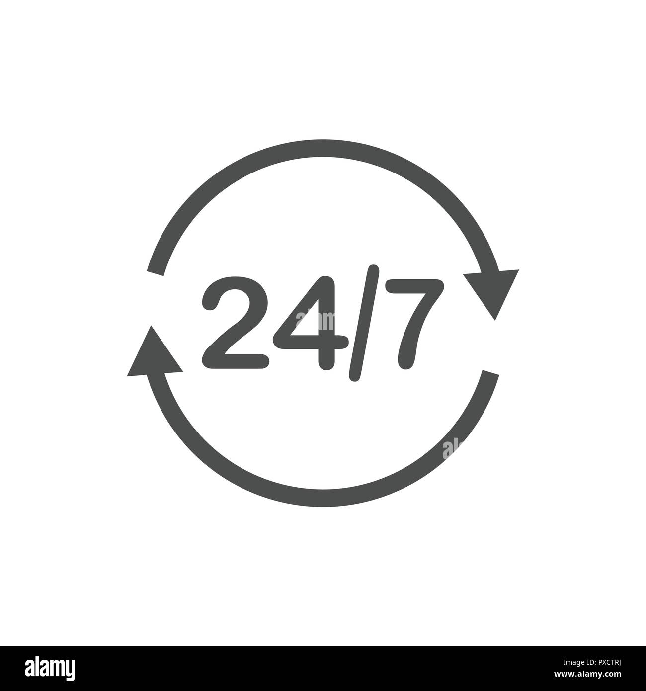 Open 7 days sign Black and White Stock Photos & Images - Alamy