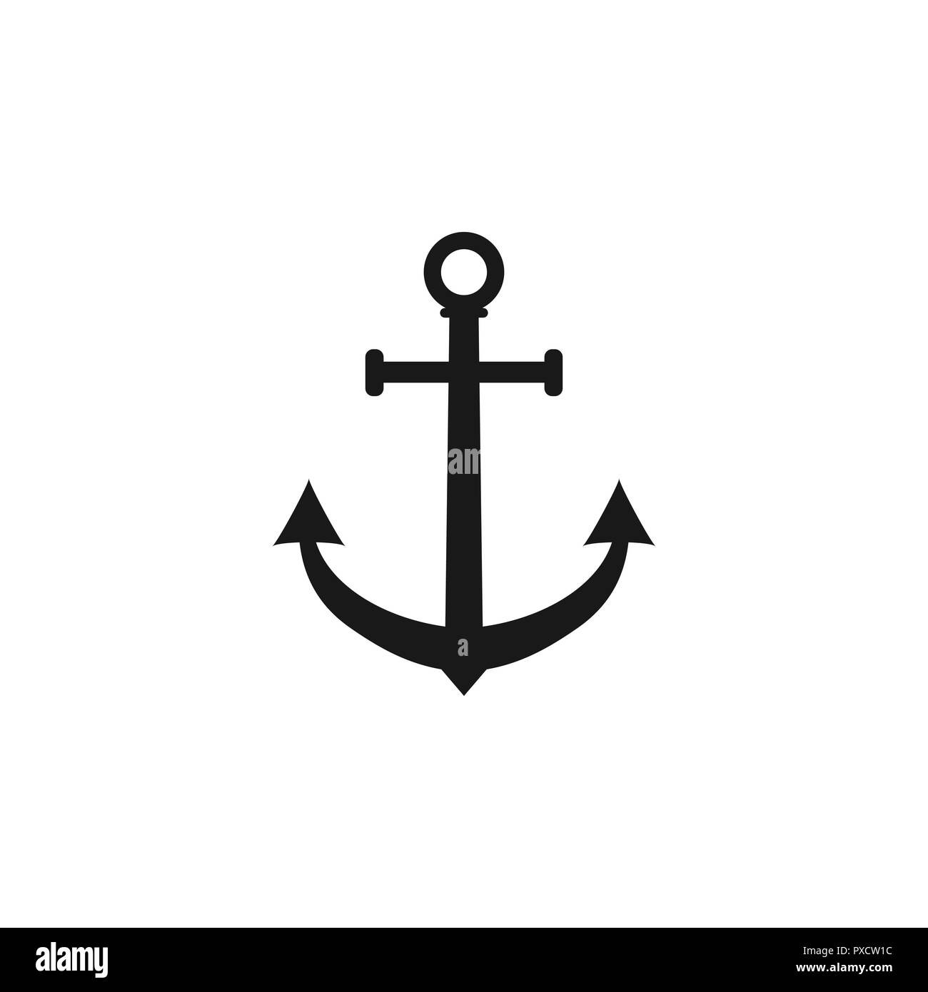 Anchor vector hi-res stock photography and images - Alamy