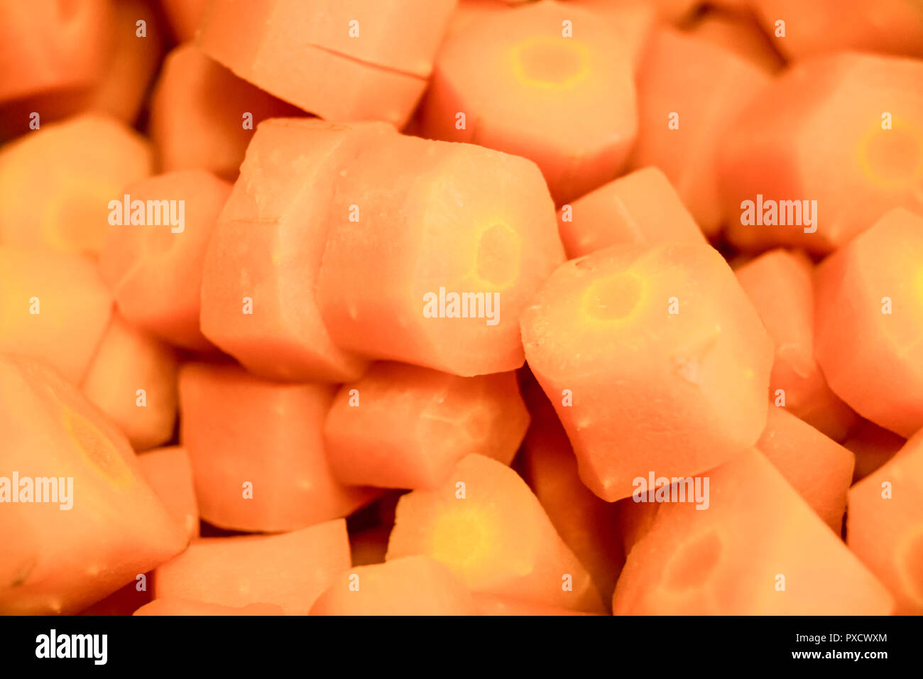 Close view of fresh organic carrots sliced Stock Photo - Alamy
