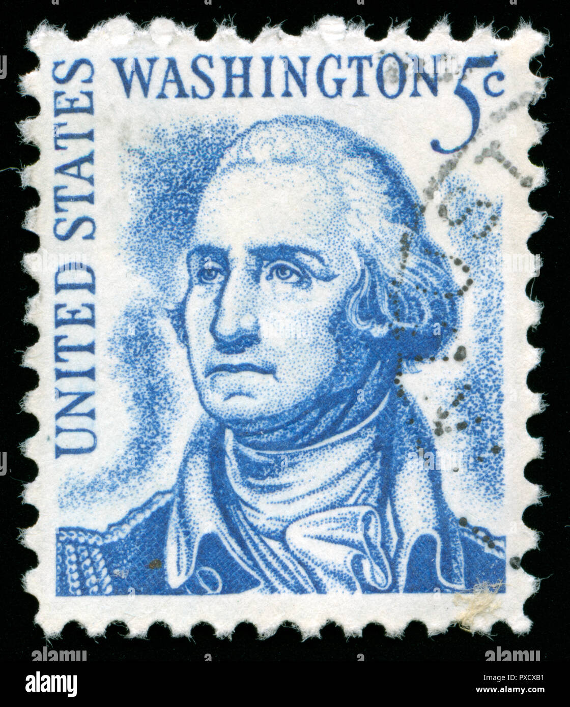 Postmarked stamp from United States of America (USA) in the Famous ...