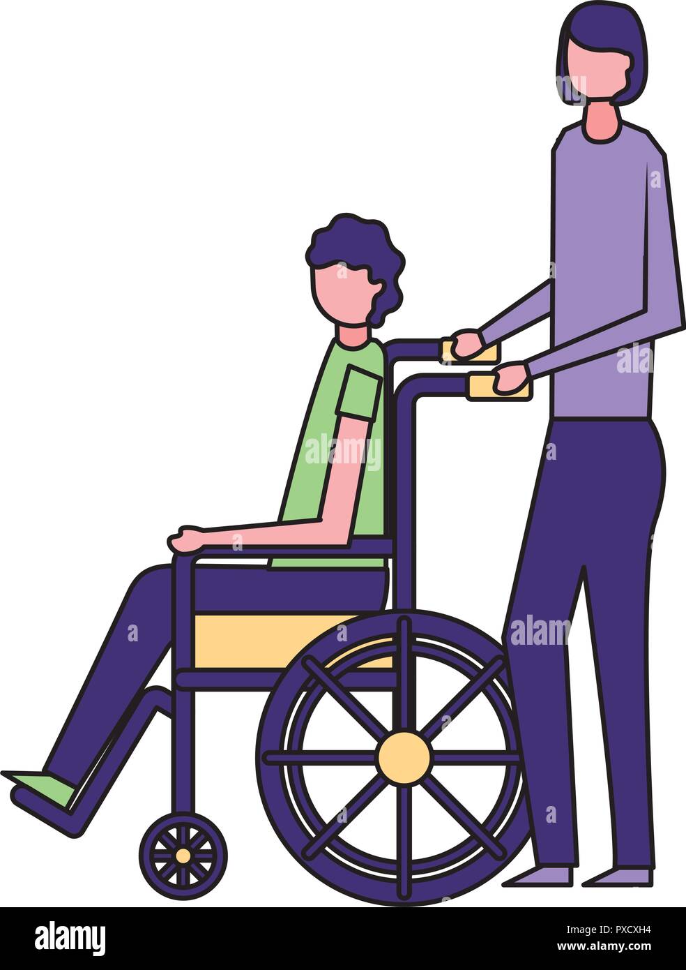 Four boys outdoors Stock Vector Images - Alamy