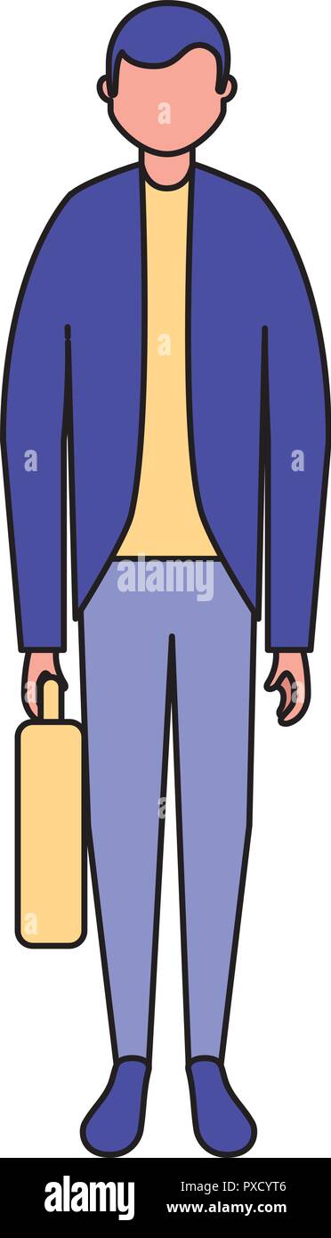 businessman character standing figure Stock Vector Image & Art - Alamy