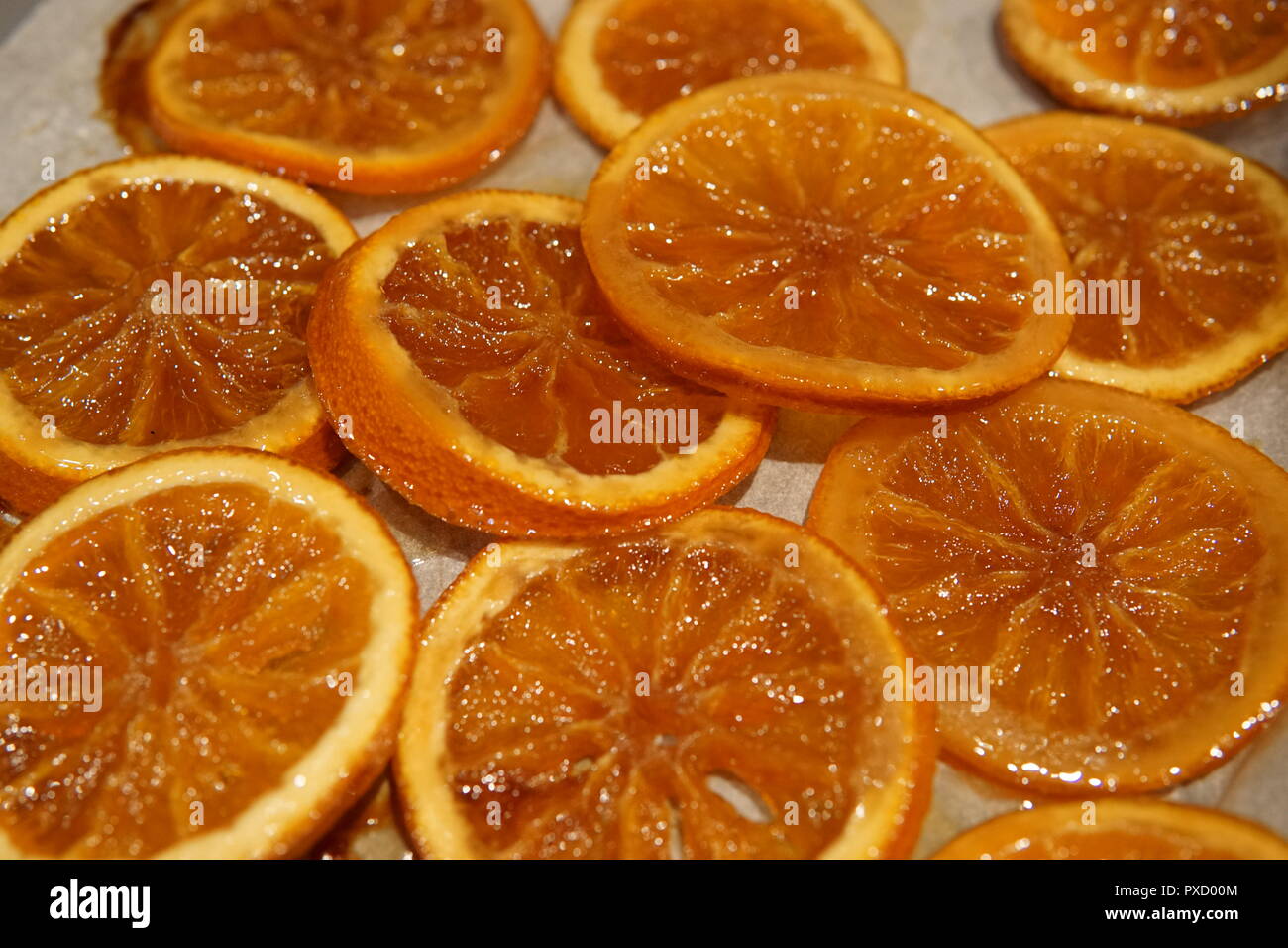 Caramelized orange slices home-made dessert Stock Photo - Alamy Caramelized orange slices home-made dessert Stock Photo - Alamy