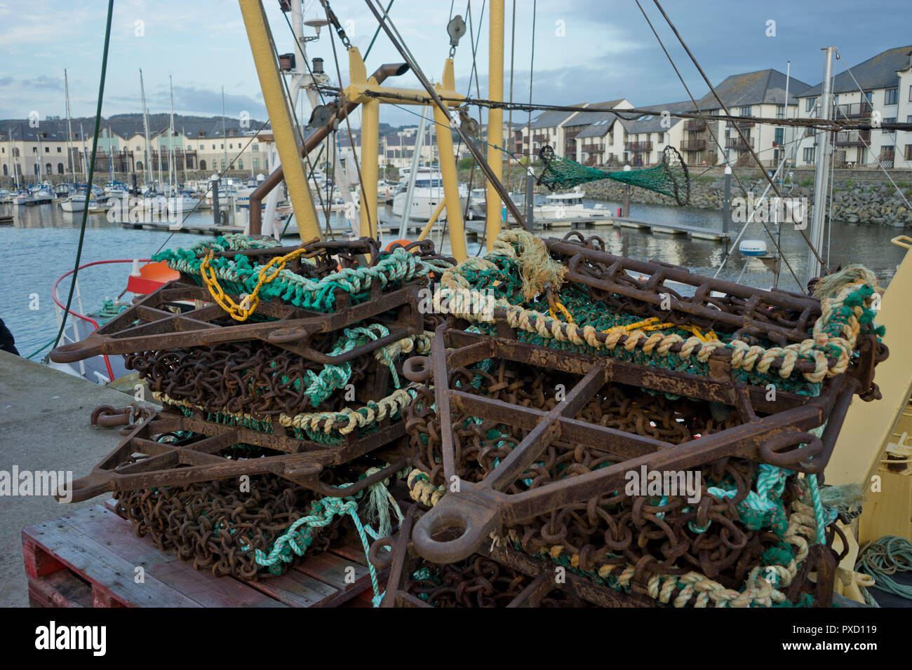 Fishing boats in aberystwyth harbour hi-res stock photography and ...