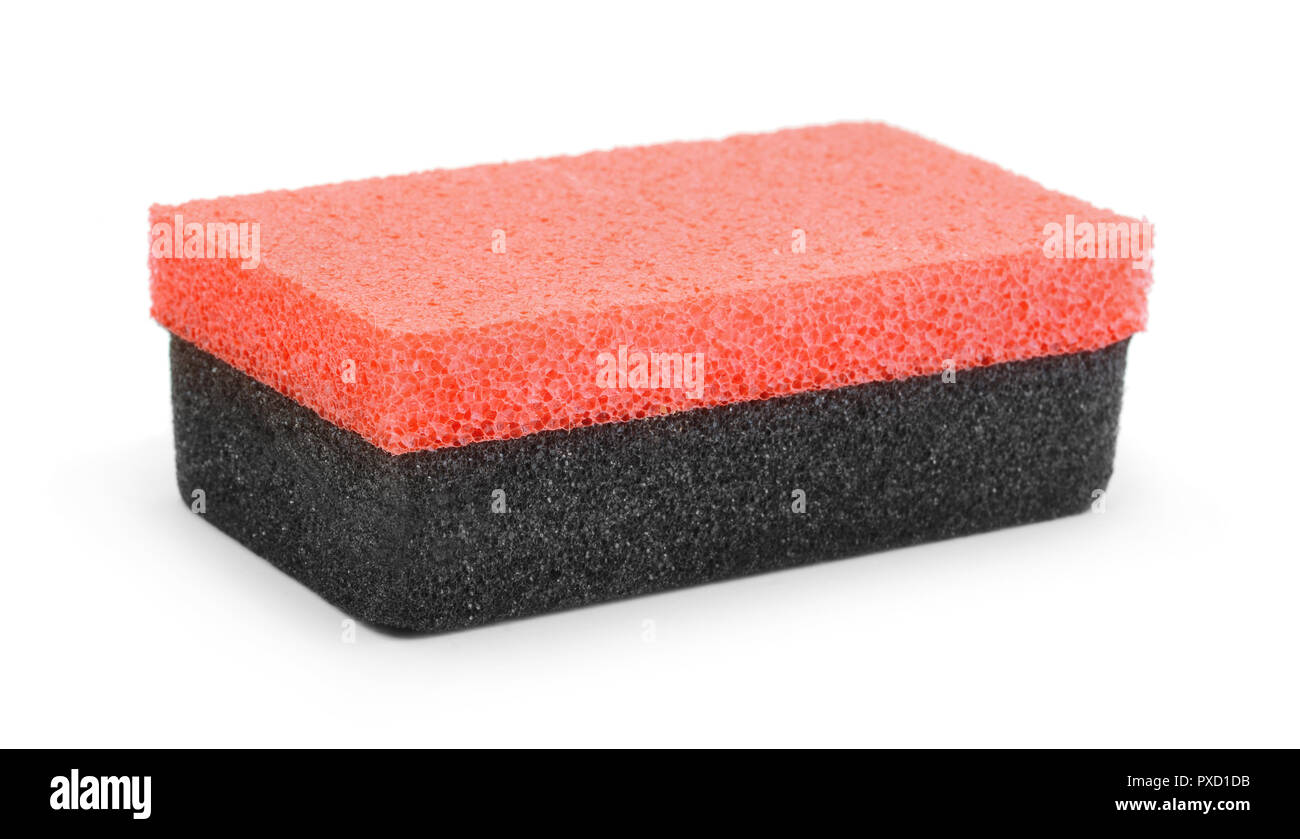 Shoe shine sponge isolated on white background Stock Photo - Alamy