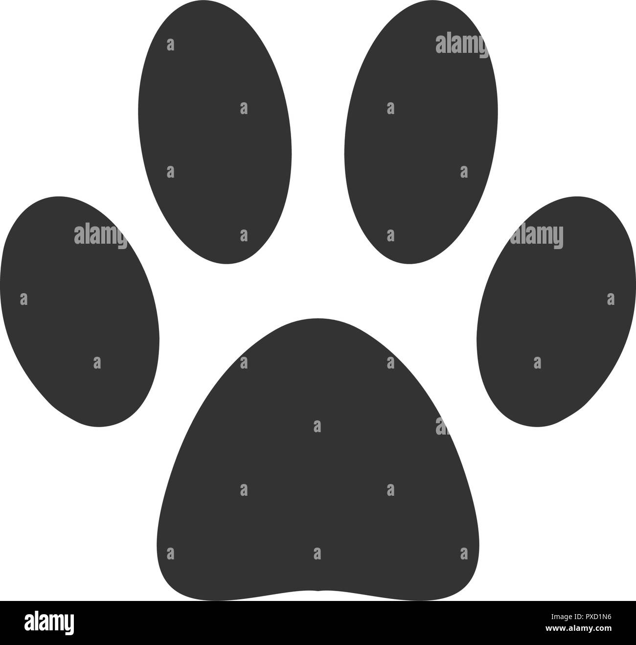 Paw footprint hi-res stock photography and images - Alamy