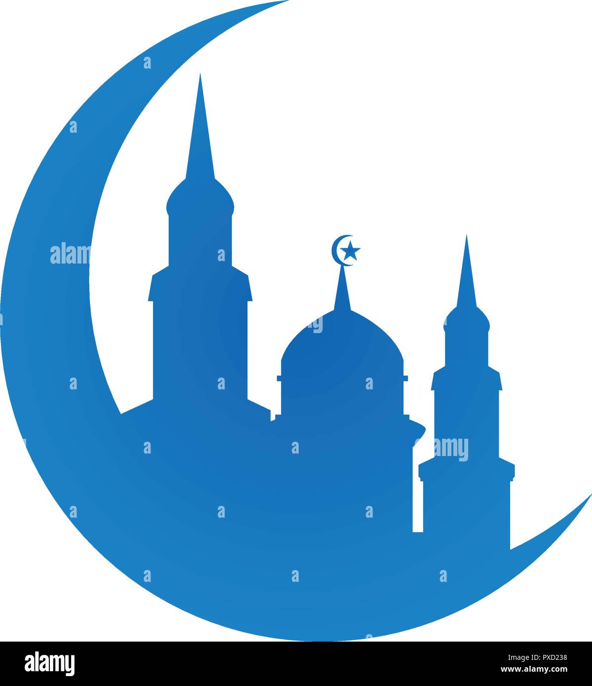 Mosque logo vector vectors hi-res stock photography and images - Alamy