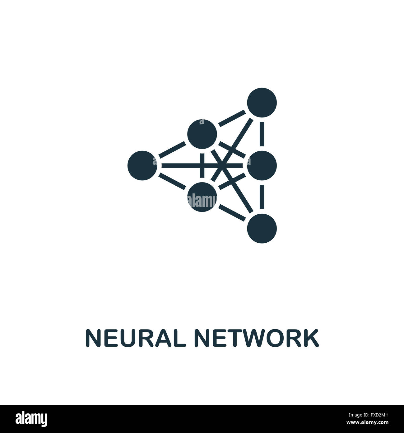 Neural Network icon. Premium style design from artificial intelligence collection. UX and UI ...