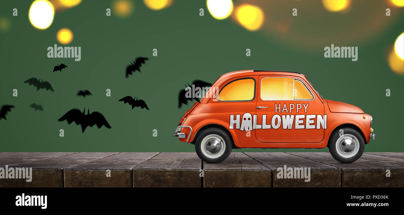 Halloween monster car hi-res stock photography and images - Alamy