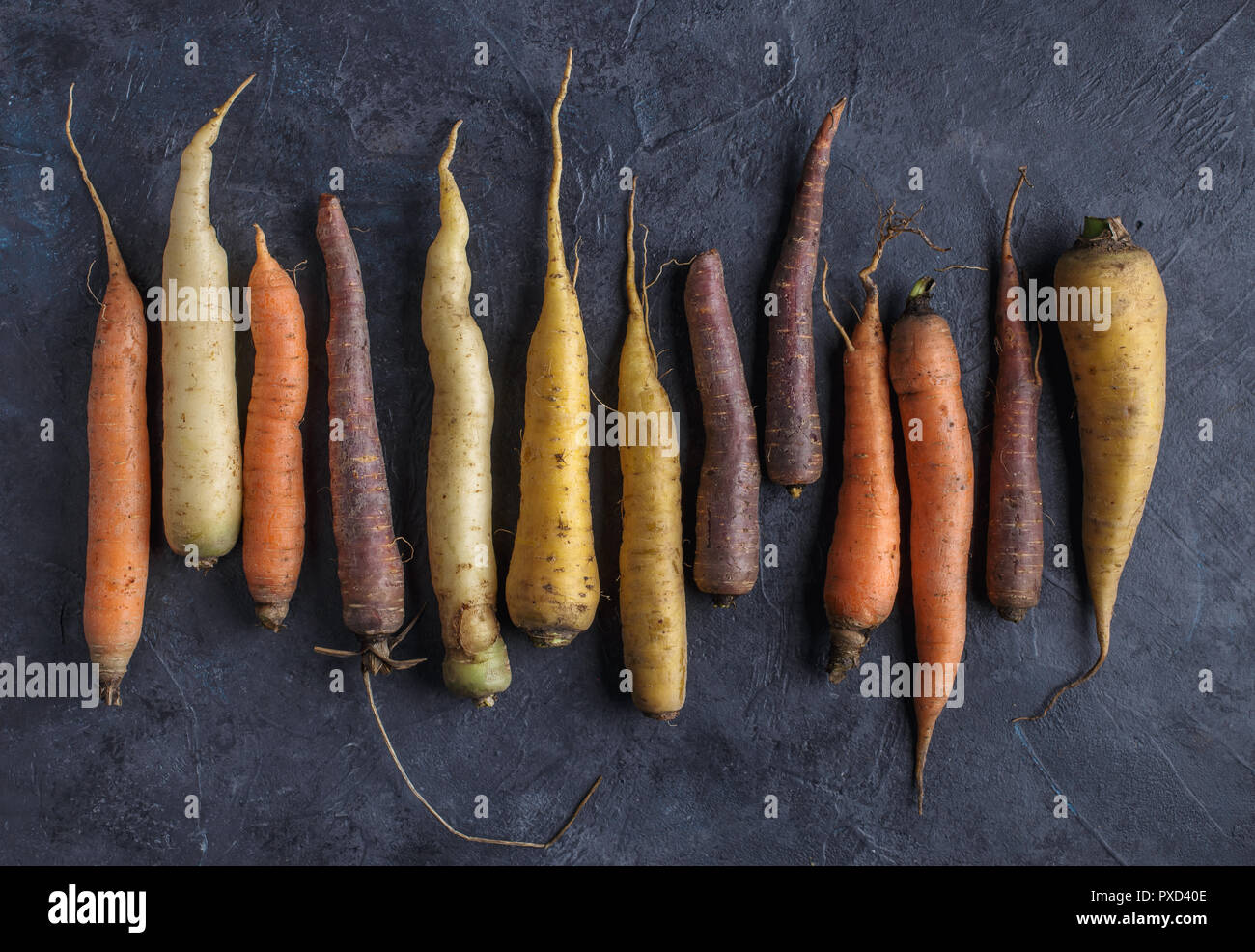 Colorful carrots arrange Stock Photo - Alamy