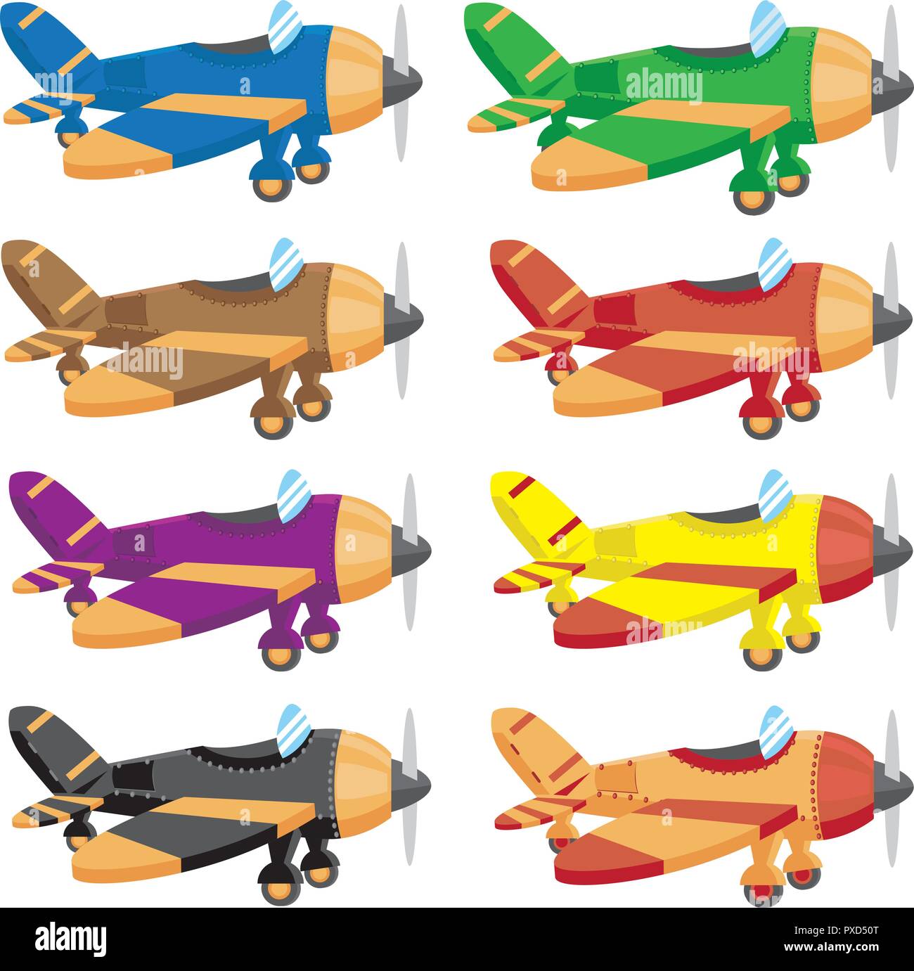 Airplan Stock Vector Images - Alamy