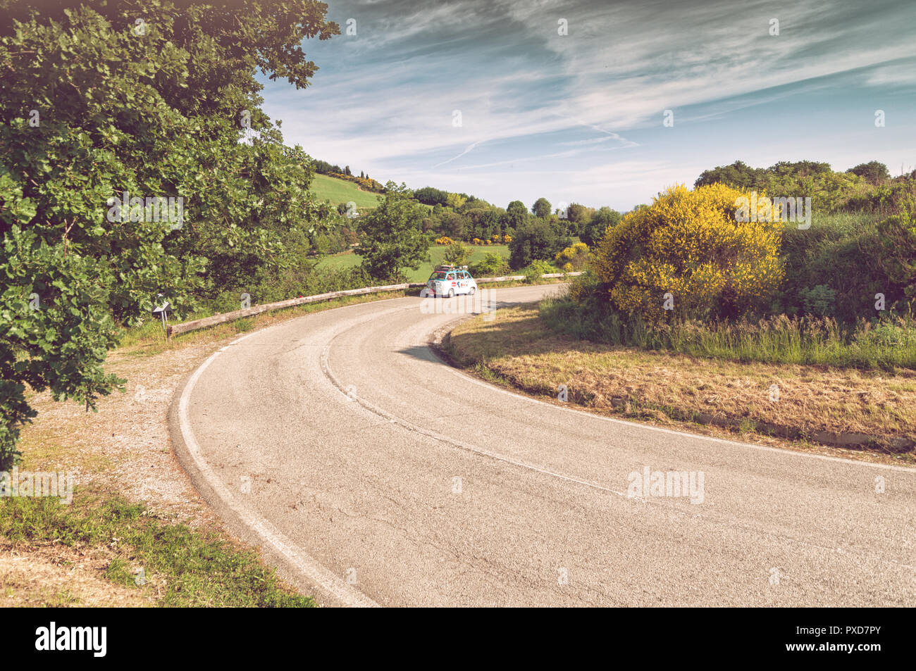 PESARO COLLE SAN BARTOLO , ITALY - MAY 17 - 2018 : FIAT 600 MULTIPLA on ...