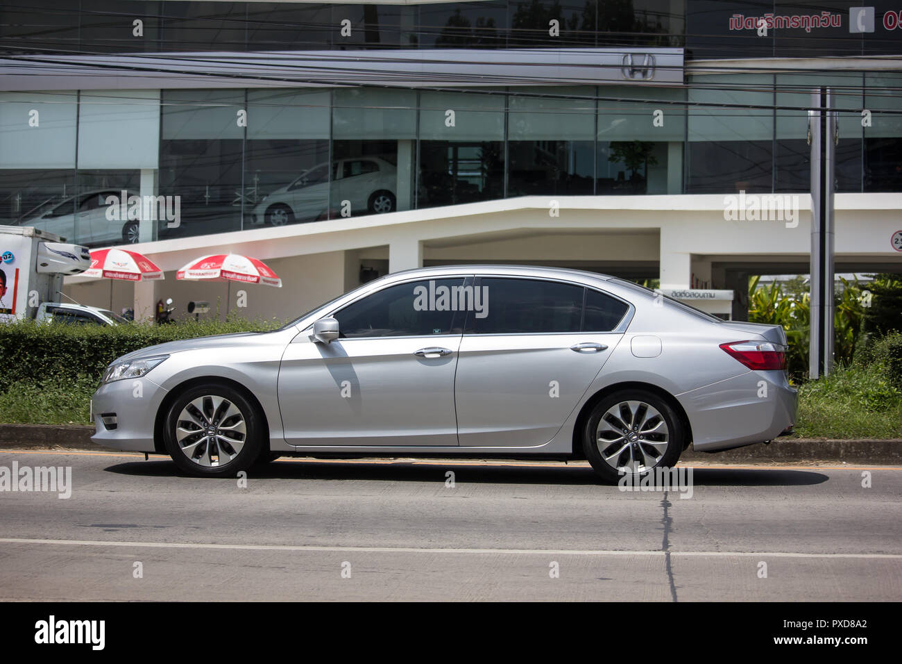 Chiangmai, Thailand - September 24 2018: Private car Honda accord. On ...