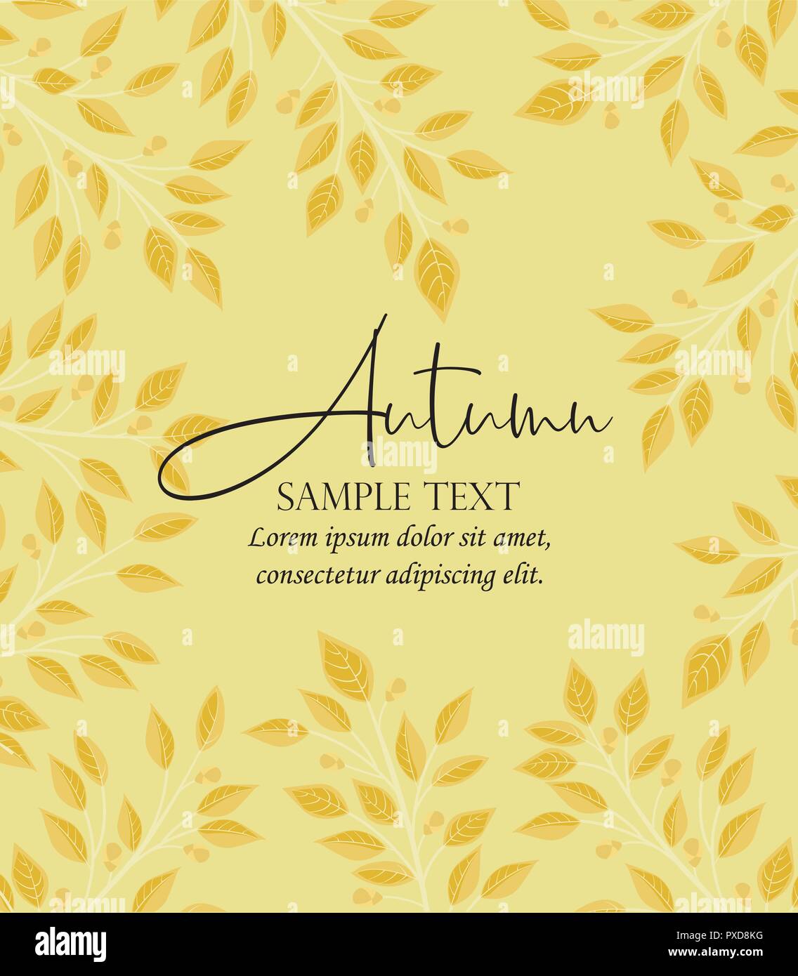 Autumn nature background Stock Vector Image & Art - Alamy