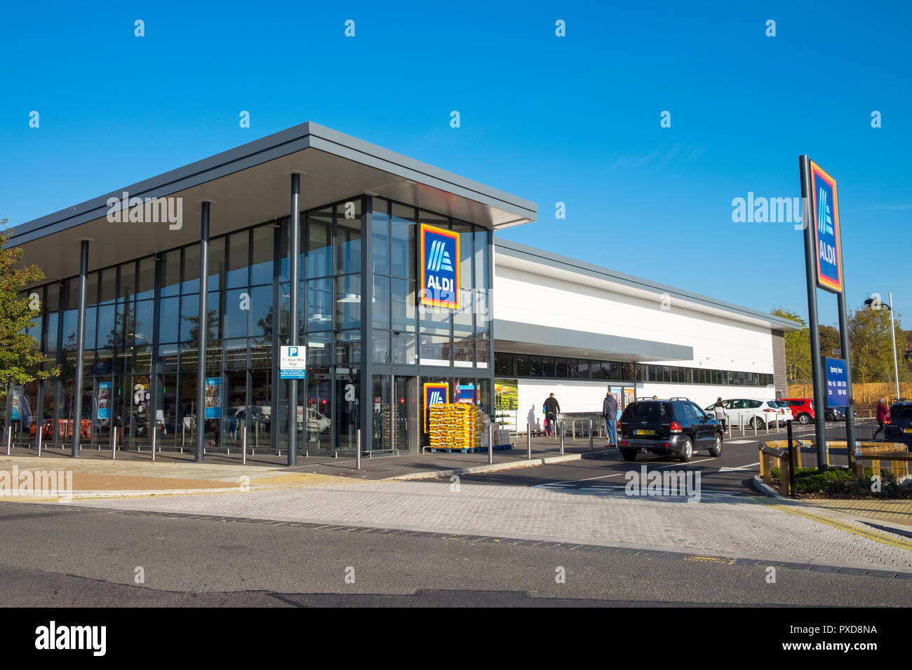 Aldi store, ashford, kent, uk Stock Photo - Alamy
