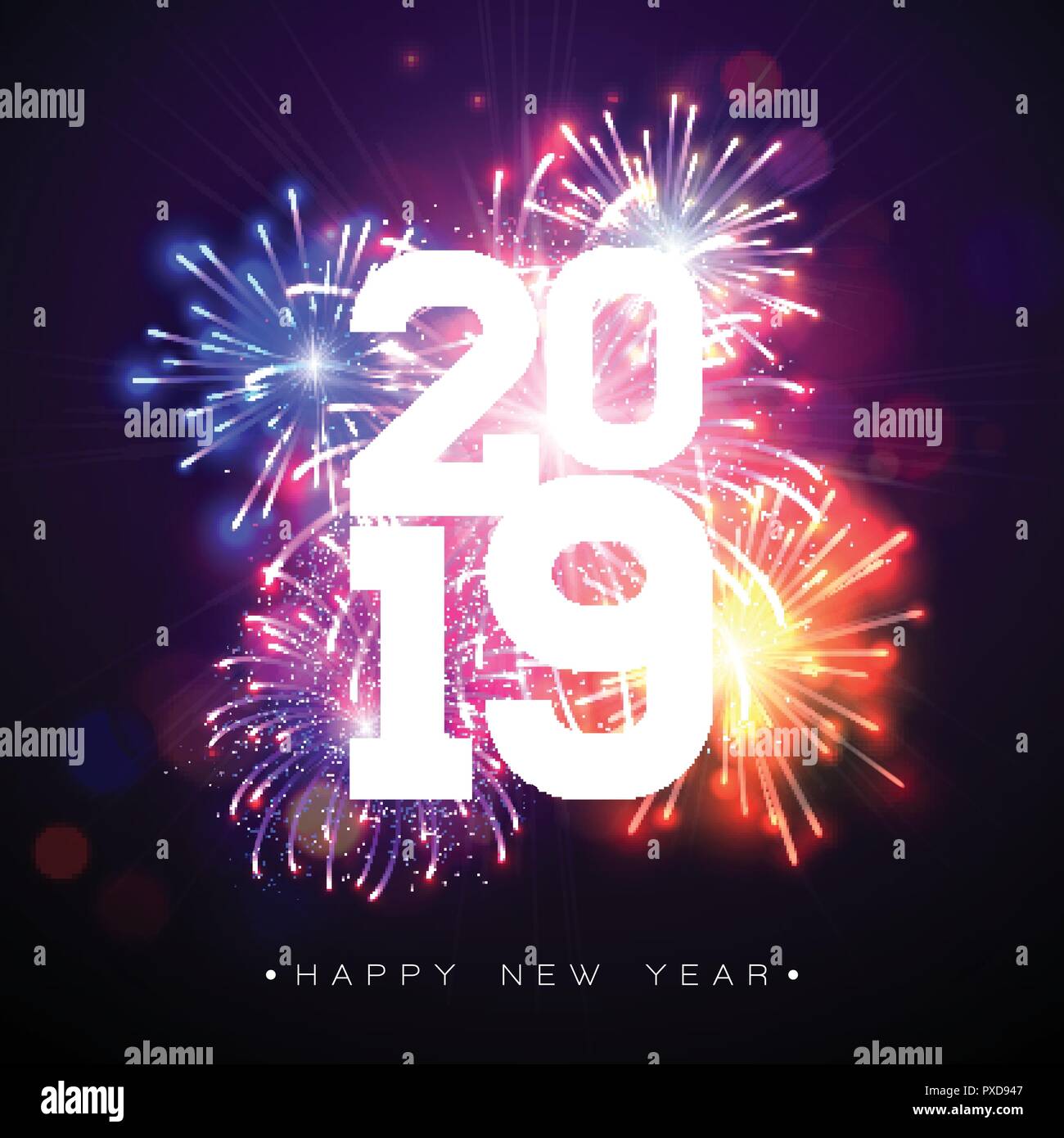 2018 2019 banner Stock Vector Images - Alamy