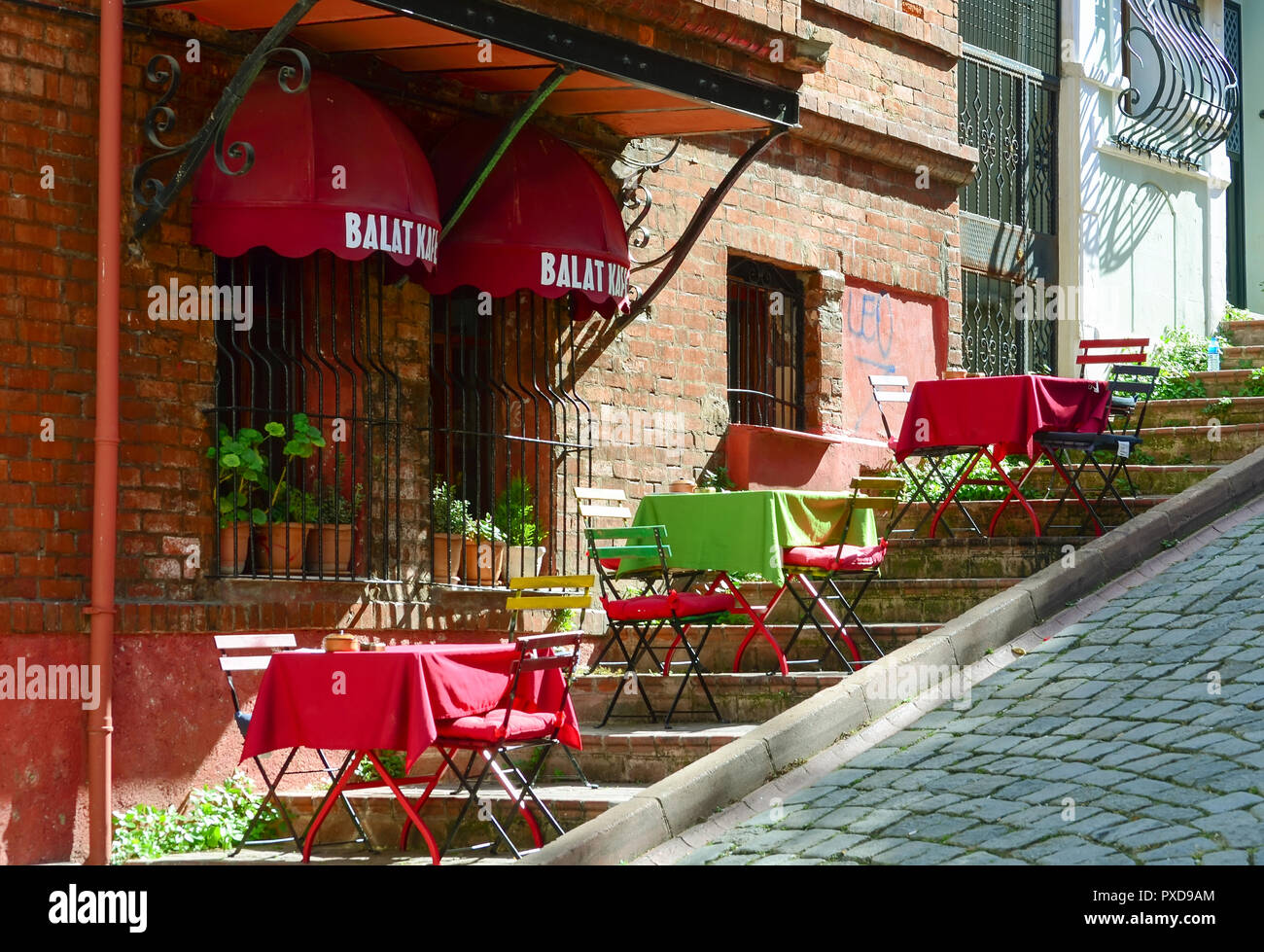 Turkish architecture stairs ottoman turkish hi-res stock photography ...