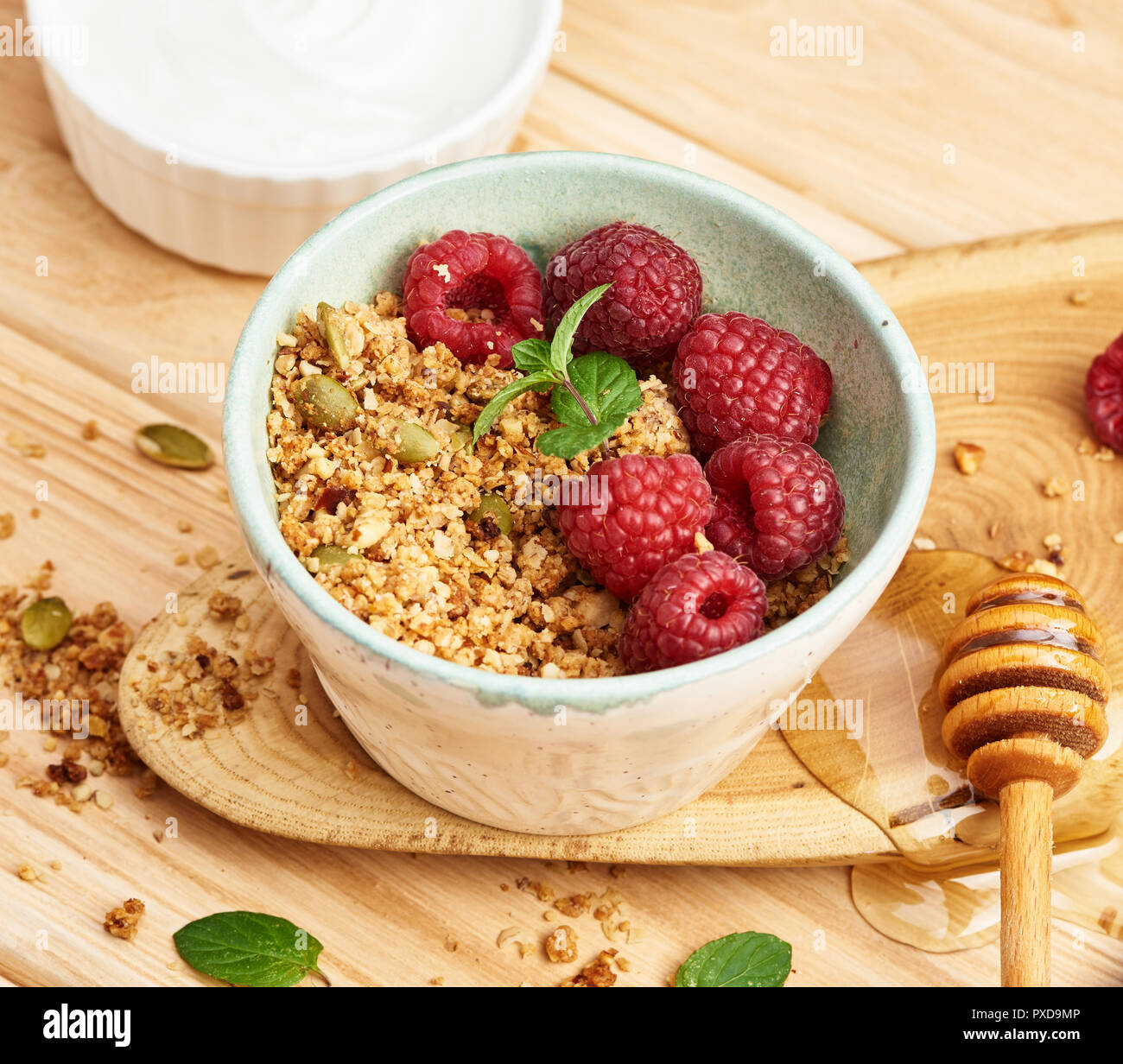 Wooden background. Rustic table Stock Photo - Alamy